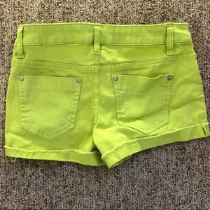 Tinseltown | Shorts | Tinseltown Neon Green Denim Shorts | Poshmark